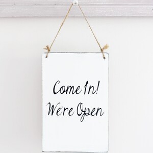 Business Sign, Will Return Clock Sign, Store Hour Sign, Clock, Custom ...