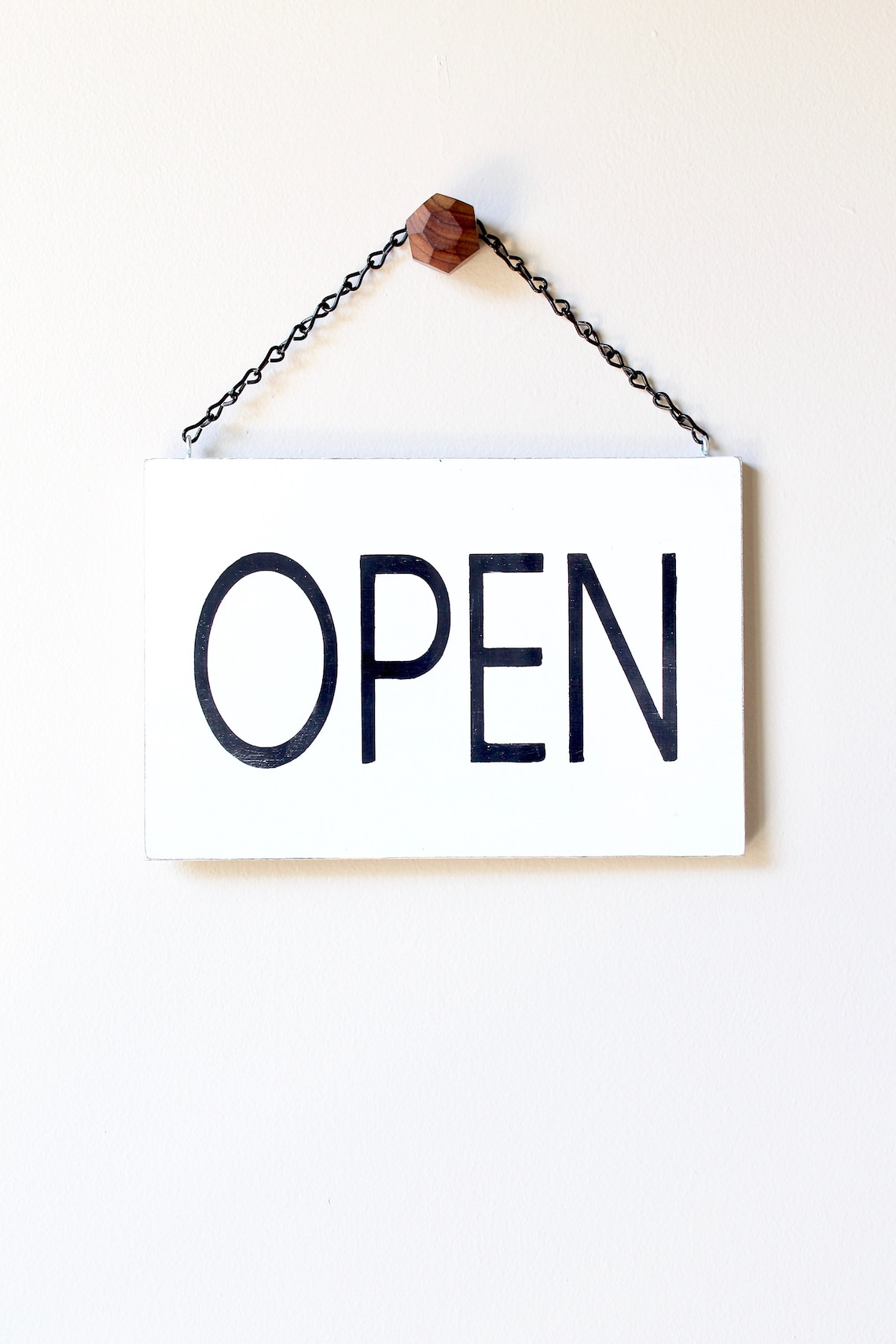 Business Sign Modern Will Return Clock Sign Spa Sign Custom | Etsy