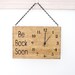 Business Sign, Be Back Soon Clock Sign, Store Hour Sign, Custom Sign ...