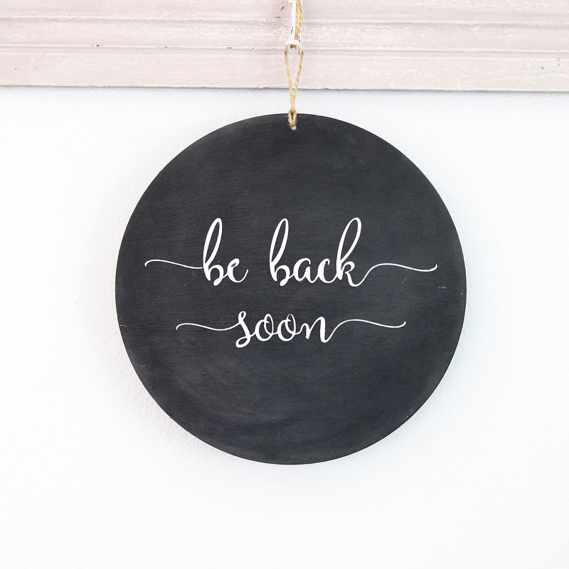 Be Right Back Signs - Etsy