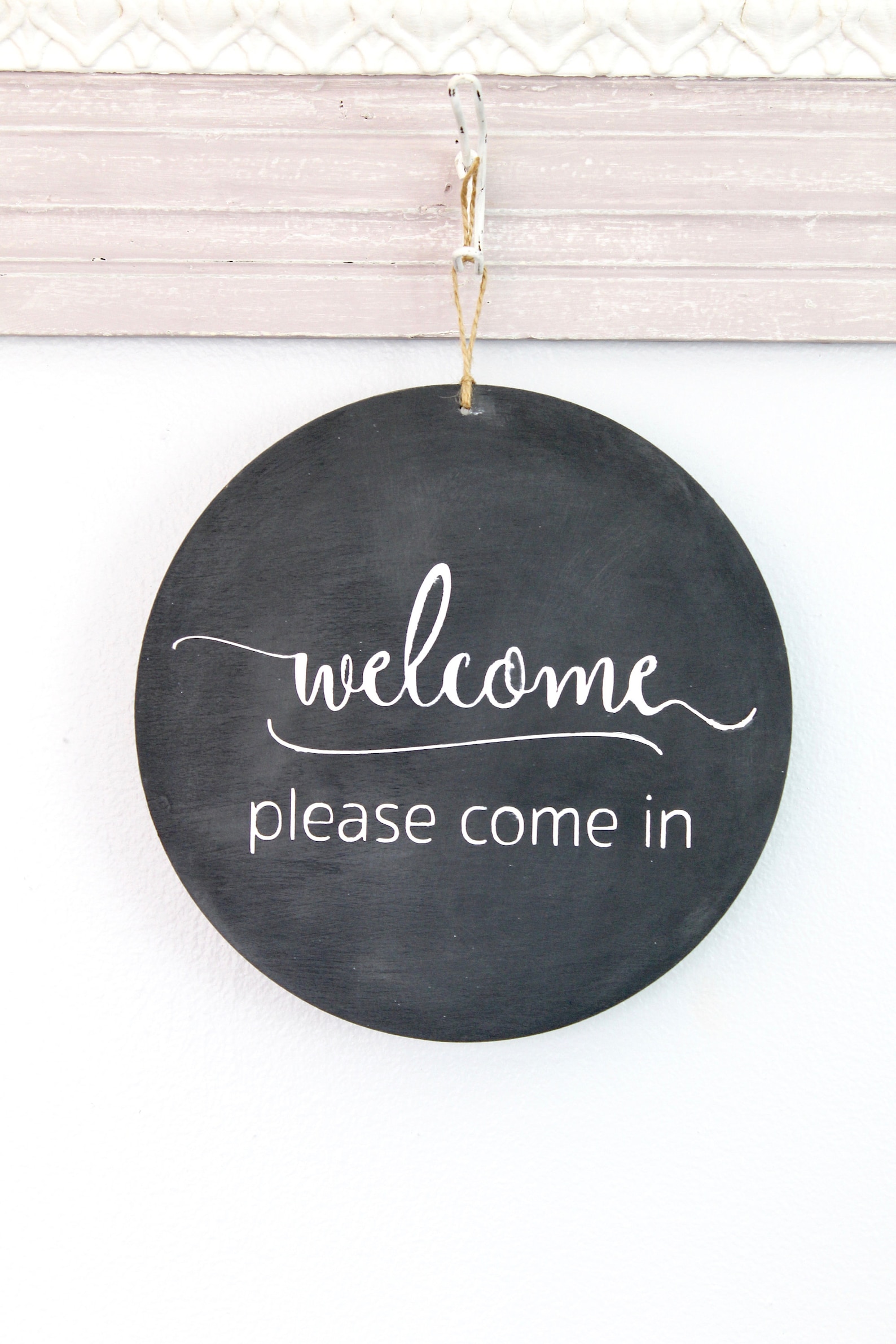 Be Back Soon Wood Sign Welcome Sign Round Modern Business - Etsy