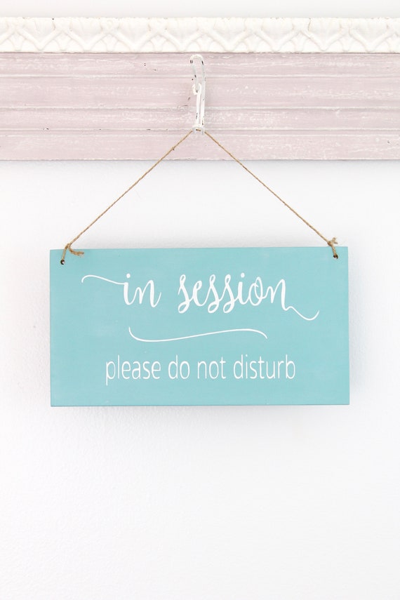 In Session Two Sided Business Sign Welcome Sign Office Sign - Etsy