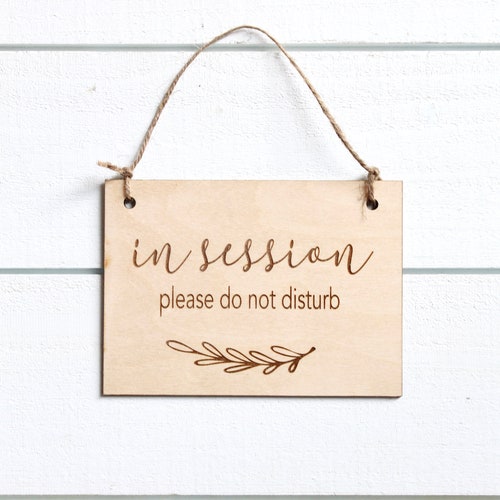 Two Sided in Session/welcome Sign - Etsy
