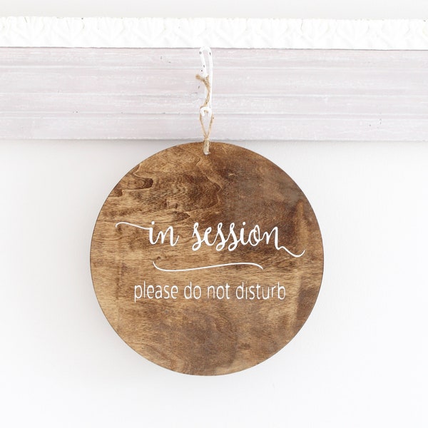 In Session Sign - Etsy
