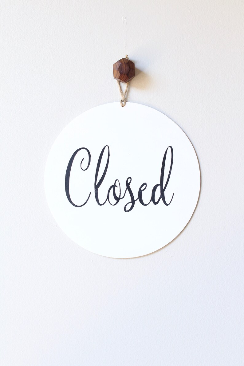 Open Closed Business Sign, Custom Sign, Store Sign, Window Sign, Office ...
