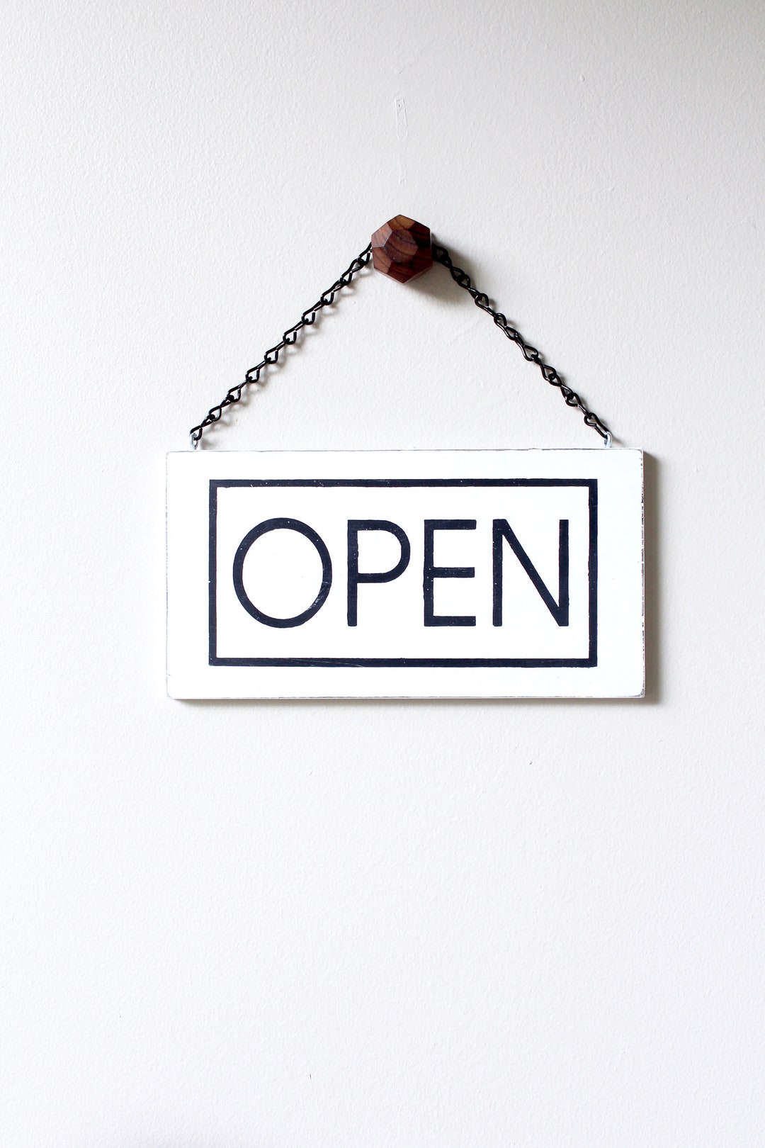 Modern Open Business Sign, Open Sign, Closed Sign, Custom Sign, Wood ...