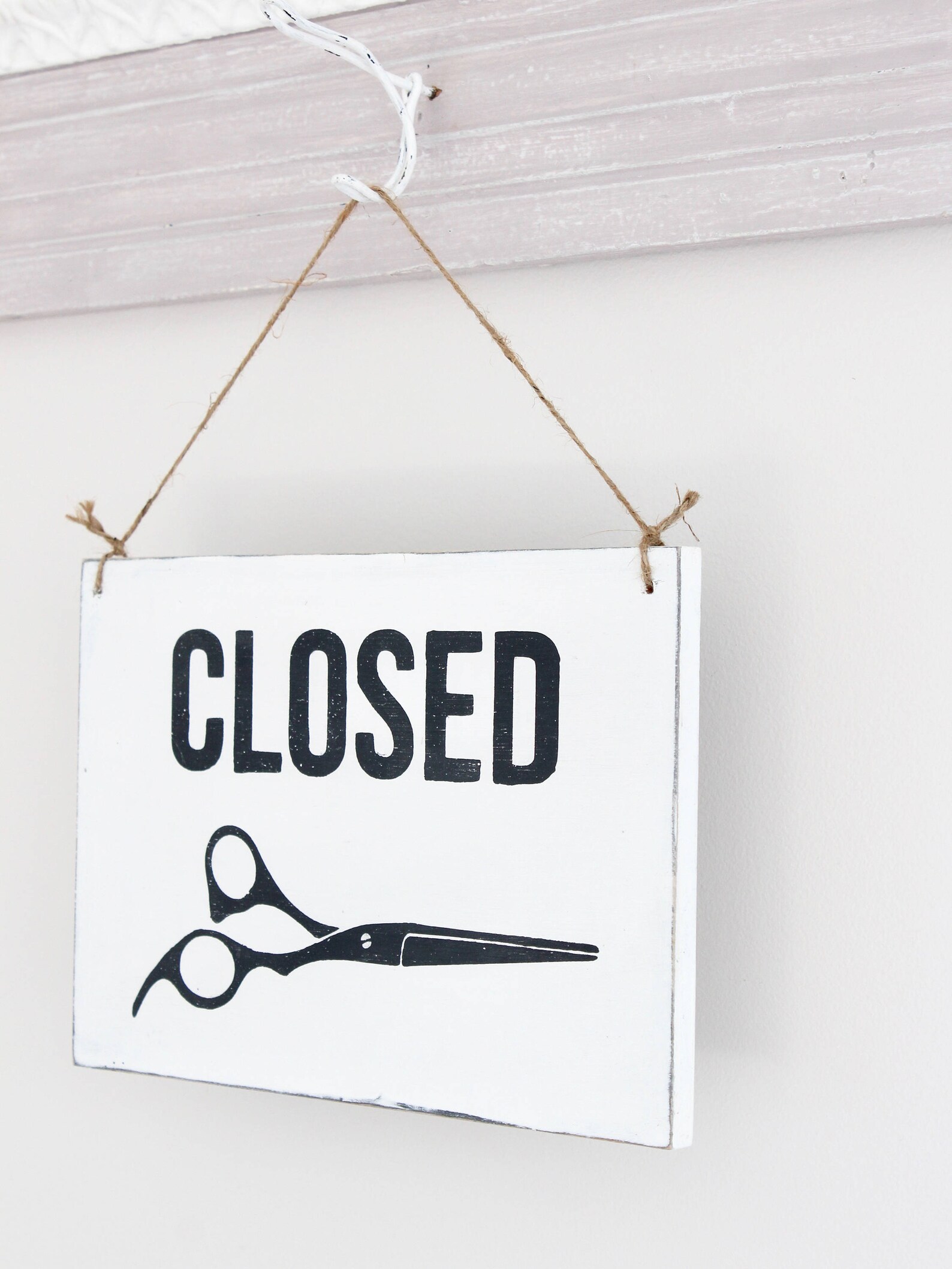 Open and Closed Business Sign, Hair Stylist Sign, Barber Shop Sign ...