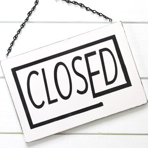 Modern Business Sign, Open Sign, Closed Sign, Store Sign, Office Sign ...
