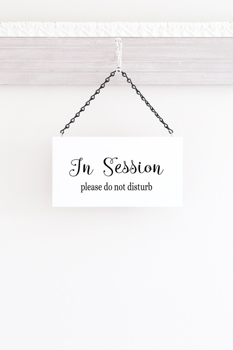In Session Sign Welcome Sign Double Sided Business Office - Etsy