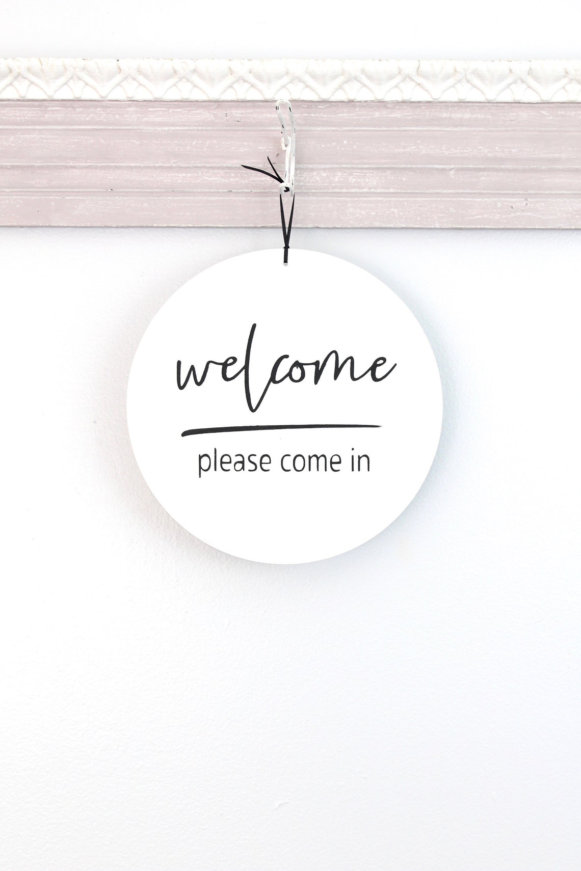Round Modern in Session Sign Do Not Disturb Sign Welcome - Etsy