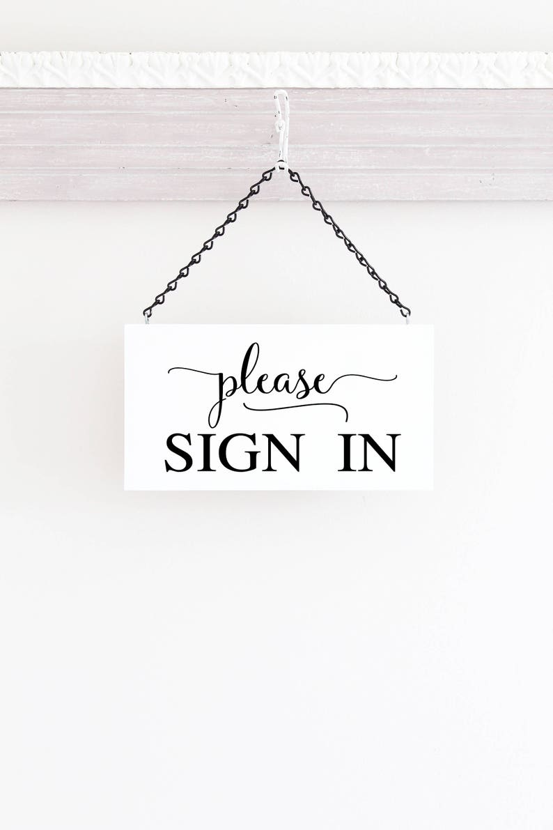 Please Sign in Office Sign Business Sign Office Sign - Etsy