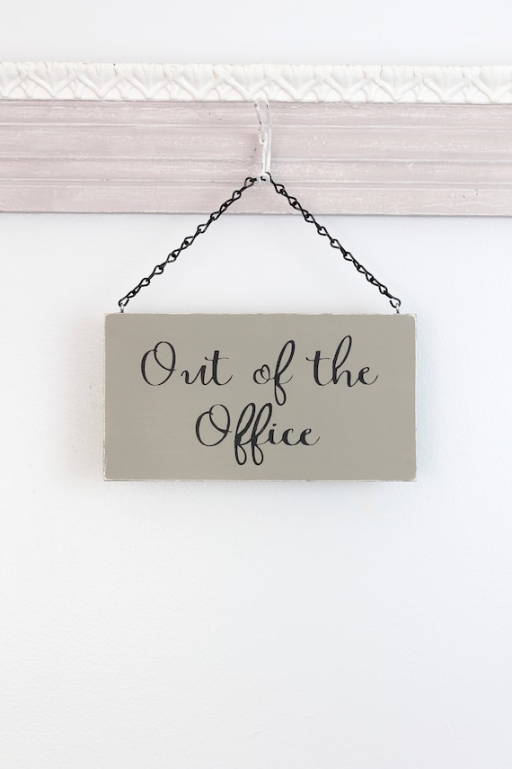 Out of Office Sign in Session Business Sign Office Sign | Etsy
