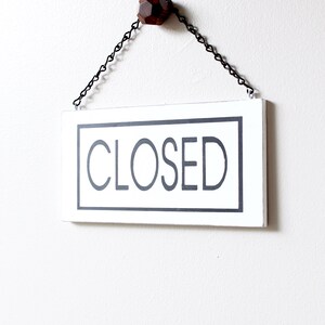 Modern Open Business Sign, Open Sign, Closed Sign, Custom Sign, Wood ...