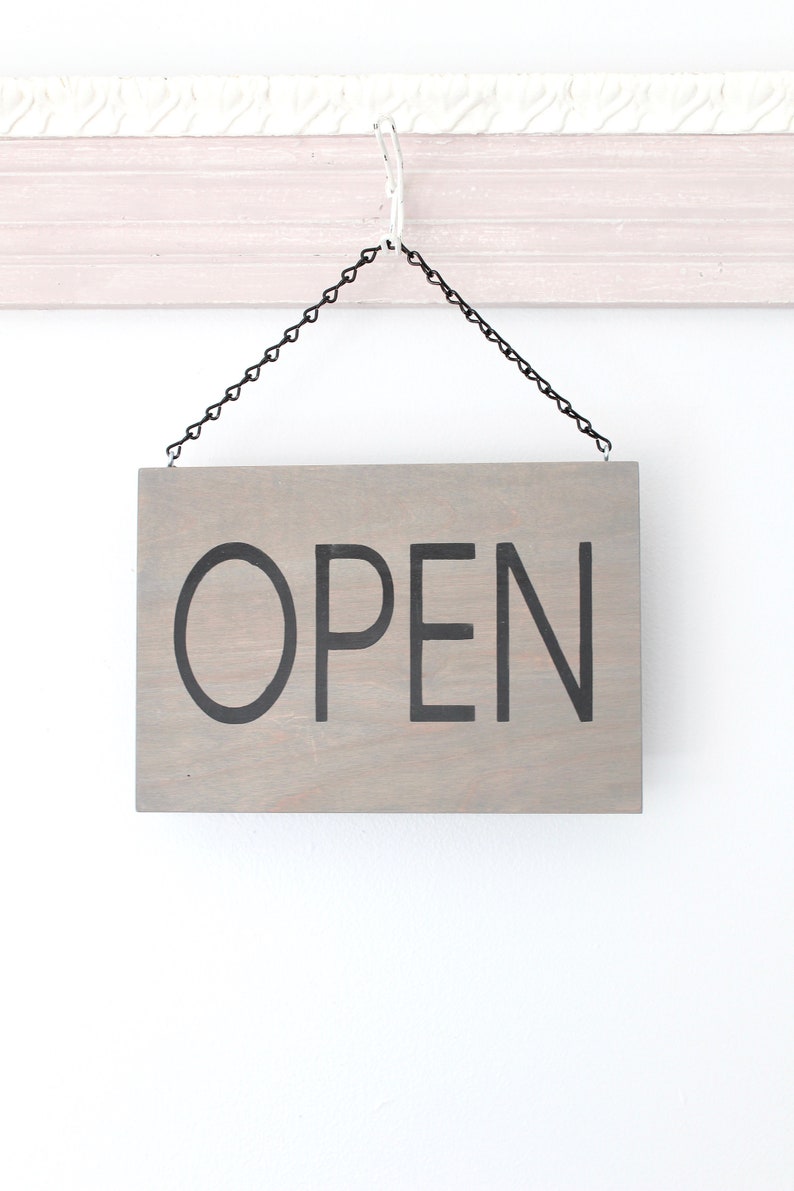 Will Return Clock Sign With Days of the Week Business Sign - Etsy