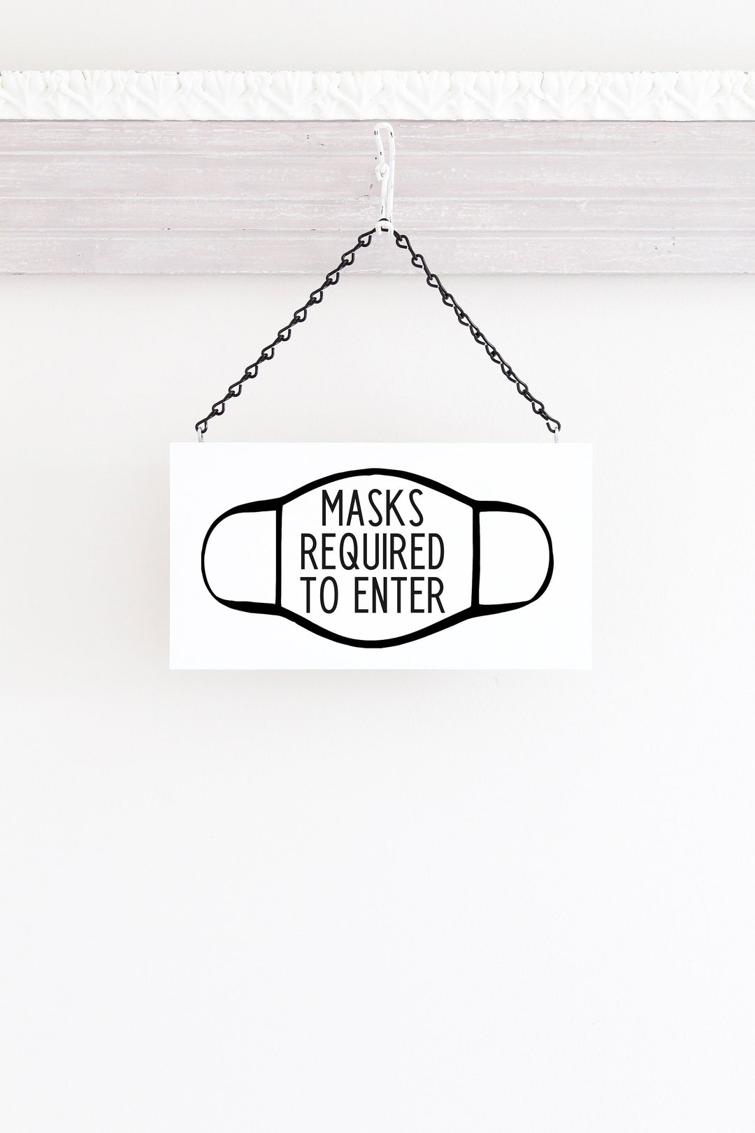 Masks Required Sign, Wear Your Mask Business Sign, COVID Office Sign ...