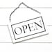 Modern Open Business Sign, Open Sign, Closed Sign, Custom Sign, Store ...