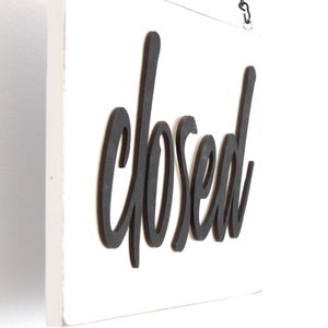 Modern Business Sign, Laser Cut Open Sign, Closed Sign, Custom Sign ...