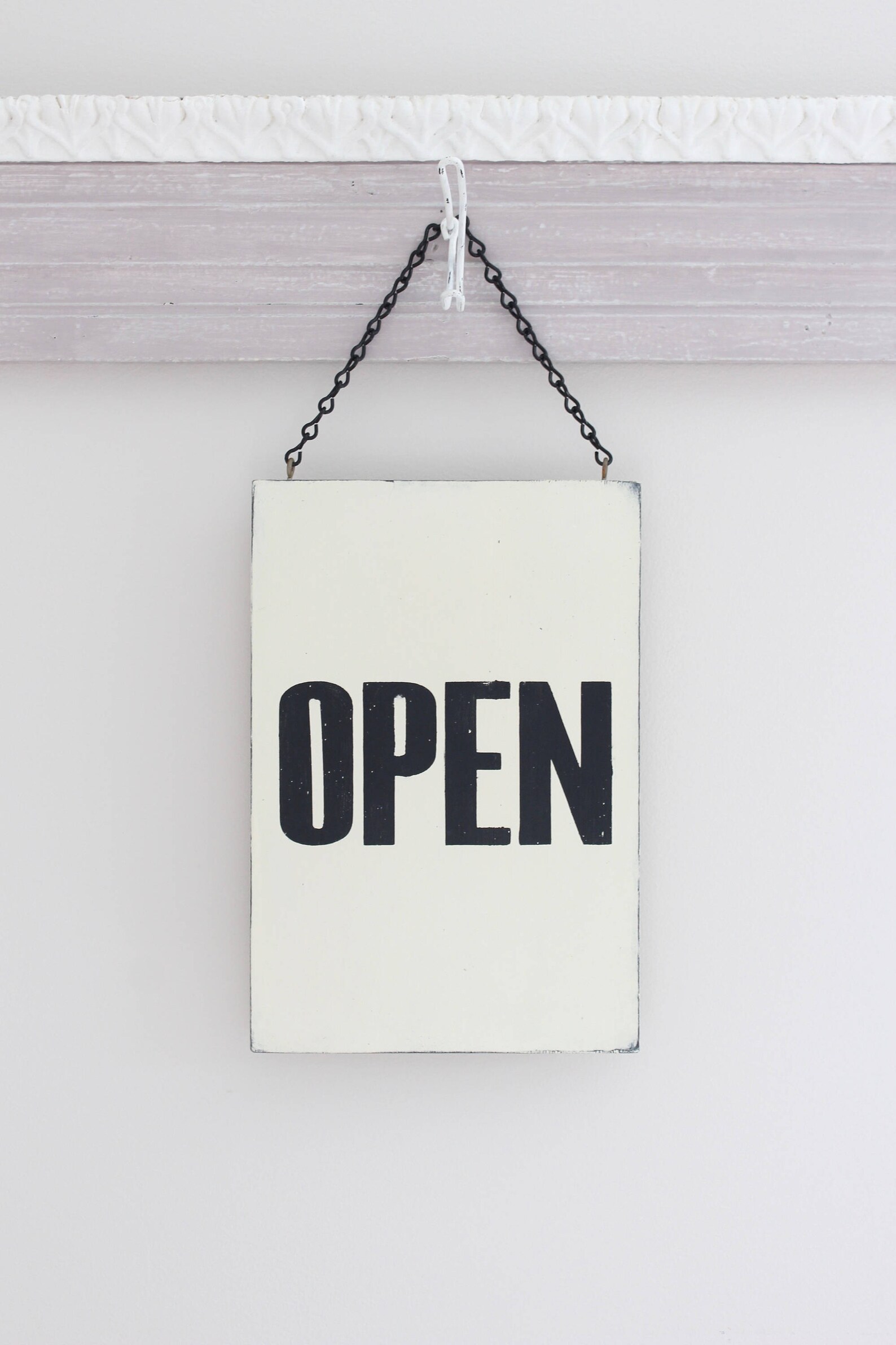 Will Return Clock Sign Store Hour Sign Business Sign Custom | Etsy