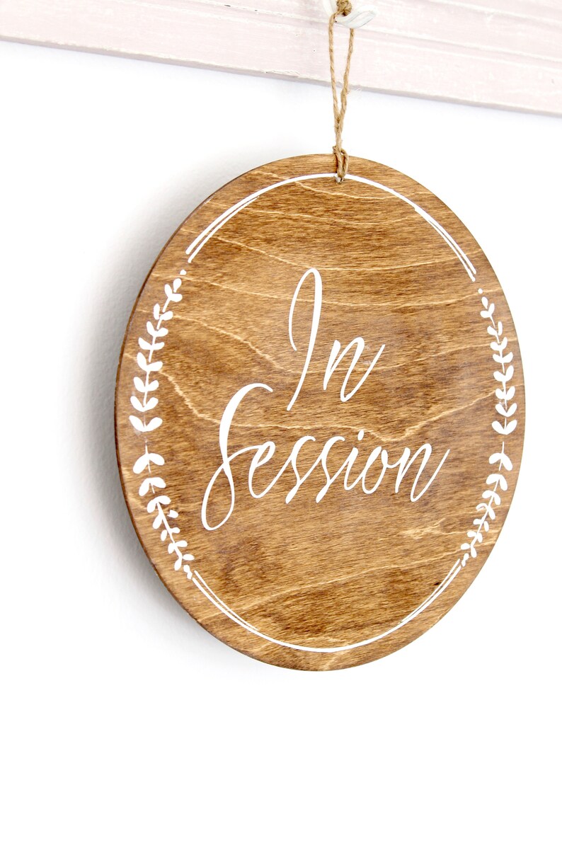 In Session Sign Round Business Signage Welcome Business - Etsy