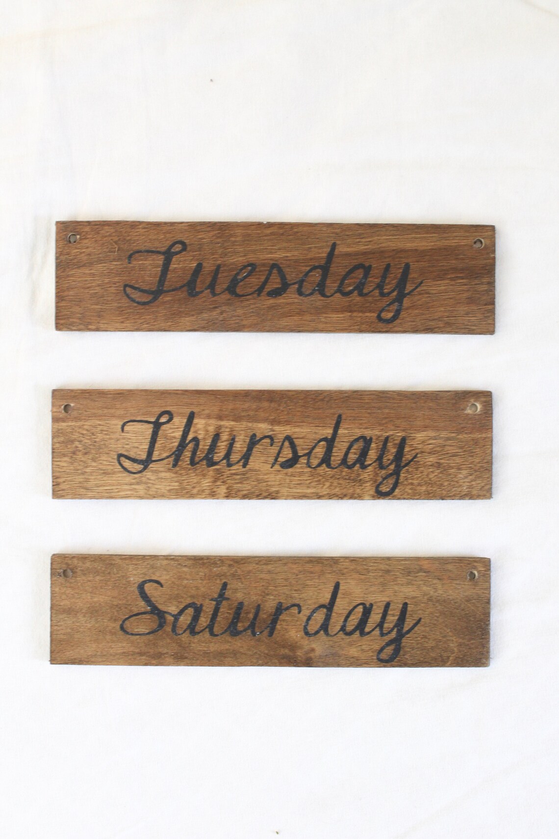 Will Return Clock Sign With Days of the Week Business Sign - Etsy
