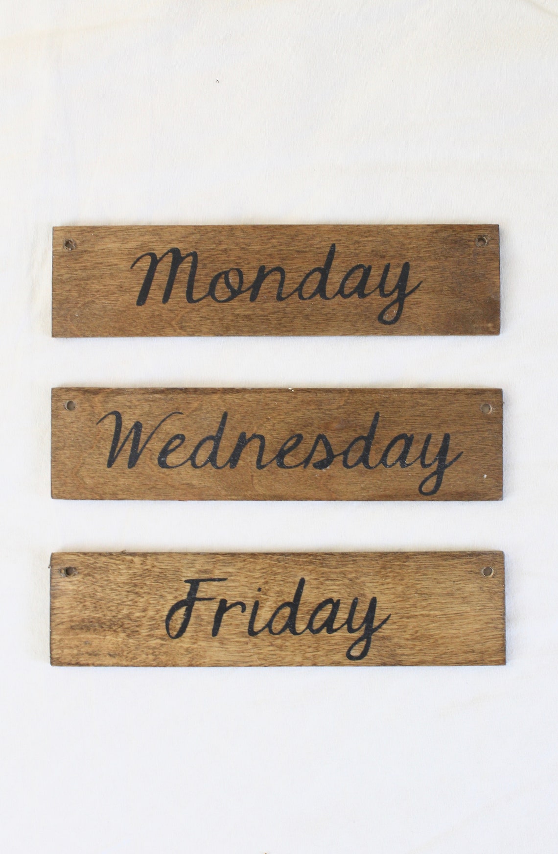 Will Return Clock Sign With Days of the Week Business Sign - Etsy