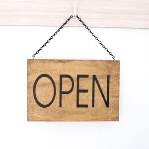 Business Sign, Be Back Soon Clock Sign, Store Hour Sign, Custom Sign ...