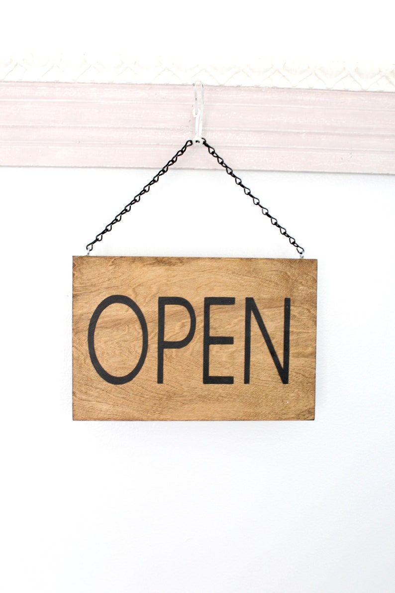 Business Sign Be Back Soon Clock Sign Store Hour Sign - Etsy