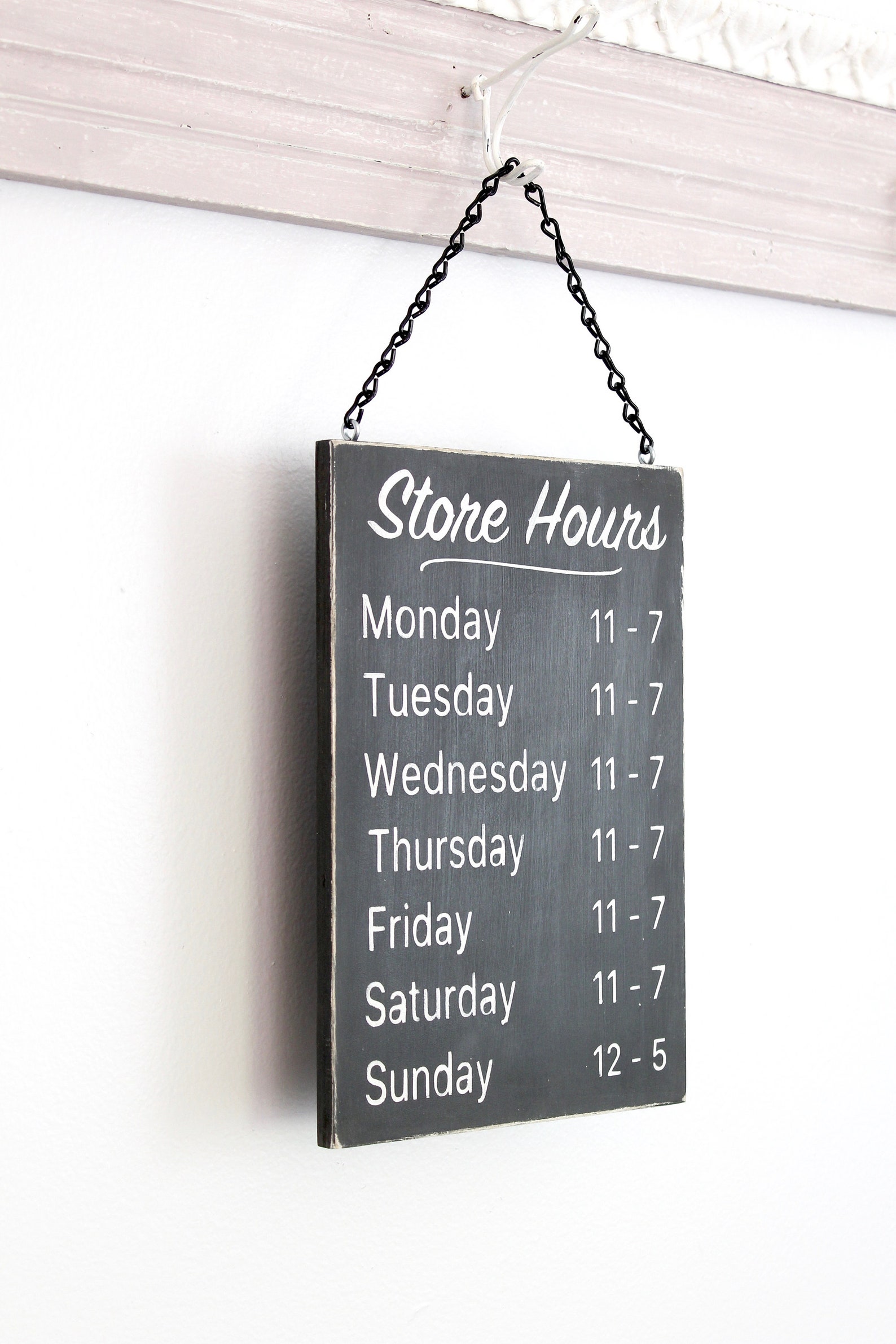 Business Hours Sign Store Hours Sign Wall Signs for - Etsy