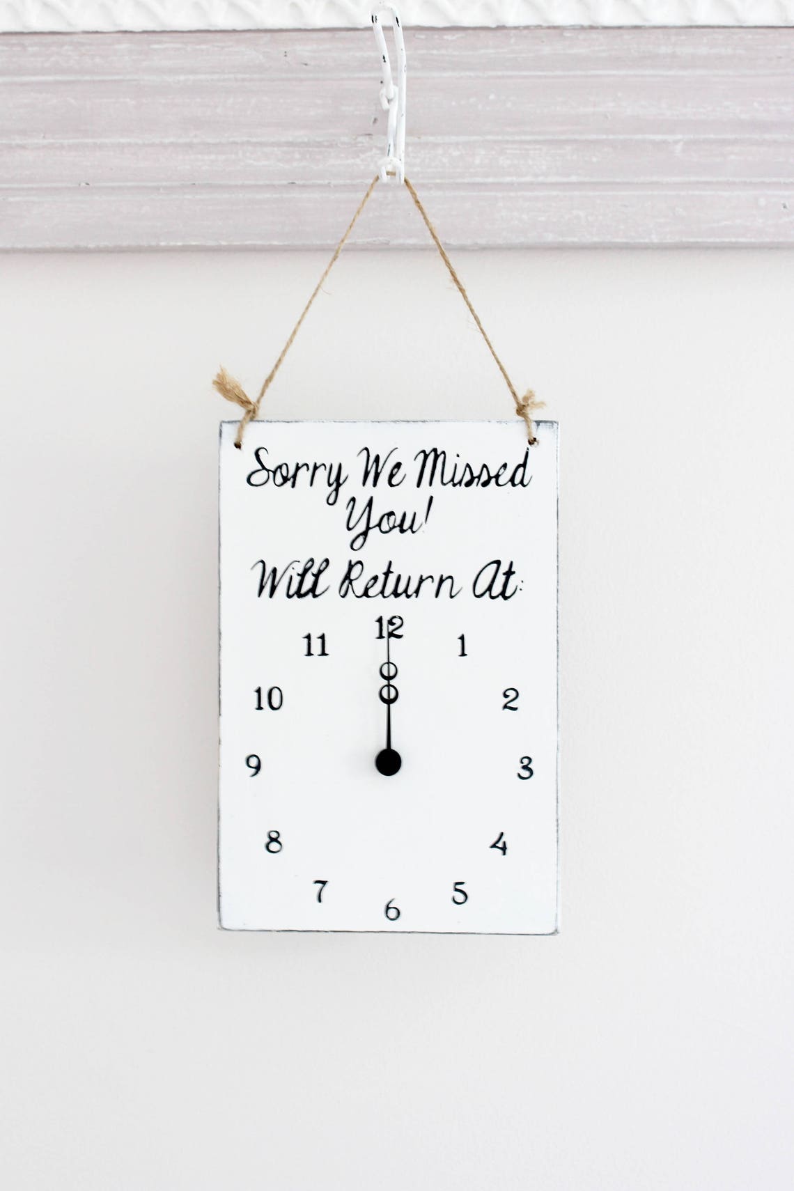 Business Sign Will Return Clock Sign Store Hour Sign Clock - Etsy