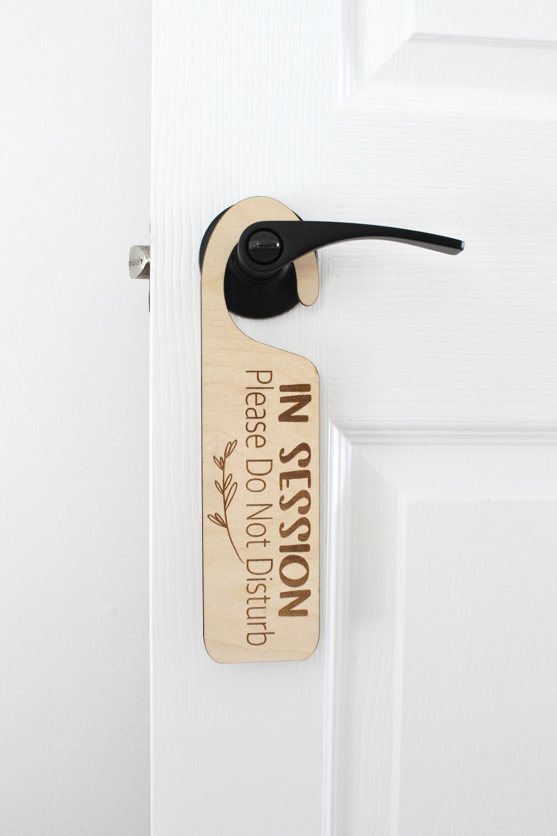 In Session Door Hanger Sign Do Not Disturb Door Sign Laser - Etsy