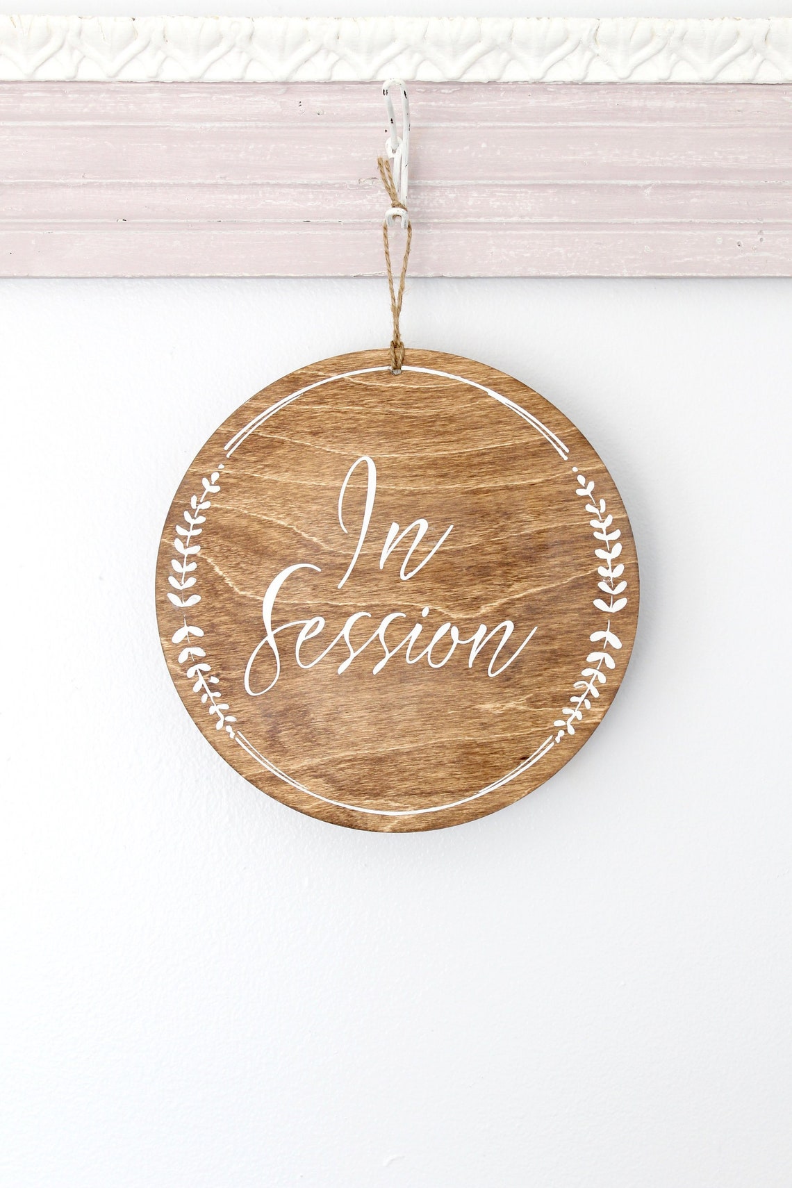 In Session Sign Round Business Signage Welcome Business | Etsy