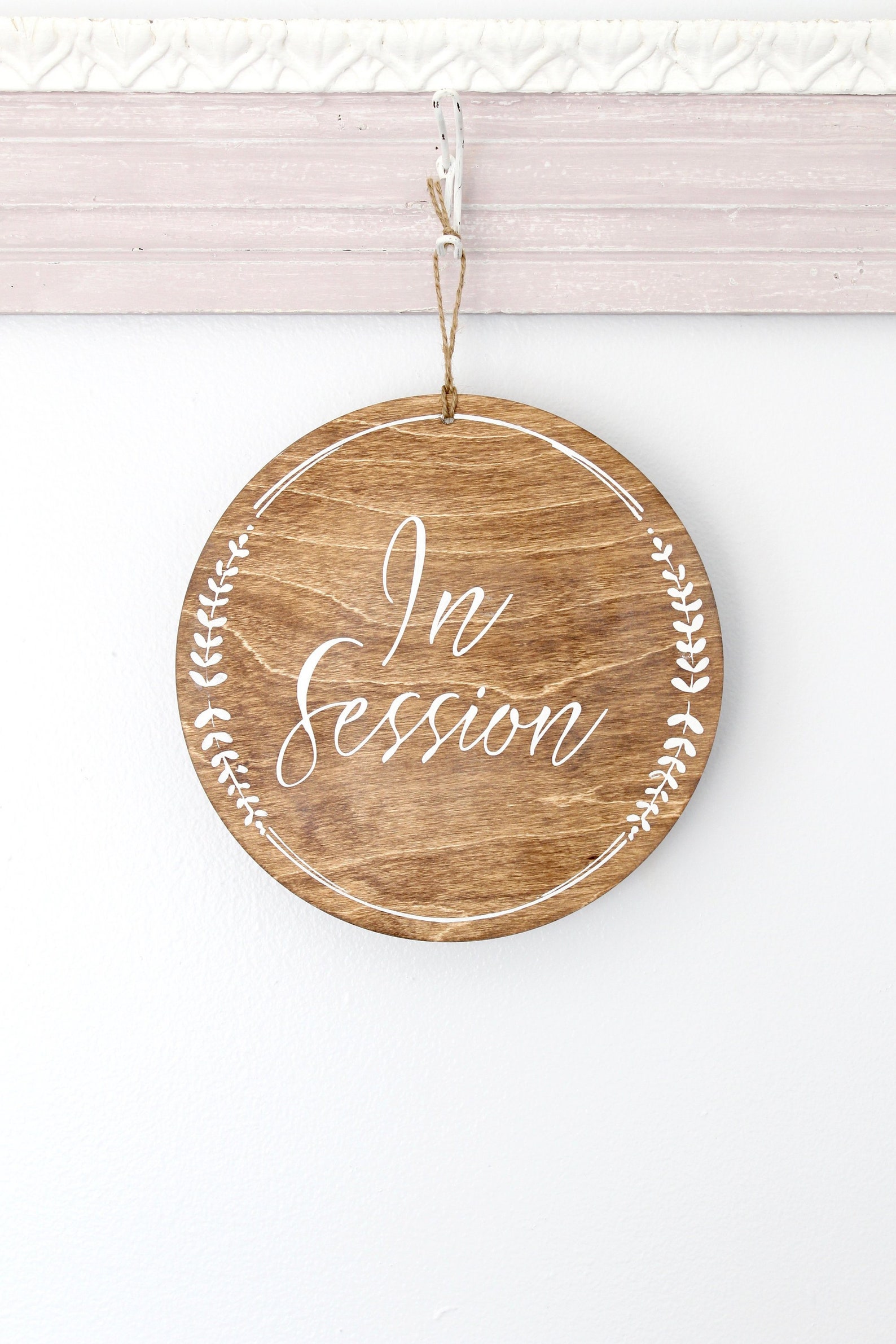 In Session Sign Round Business Signage Welcome Business | Etsy