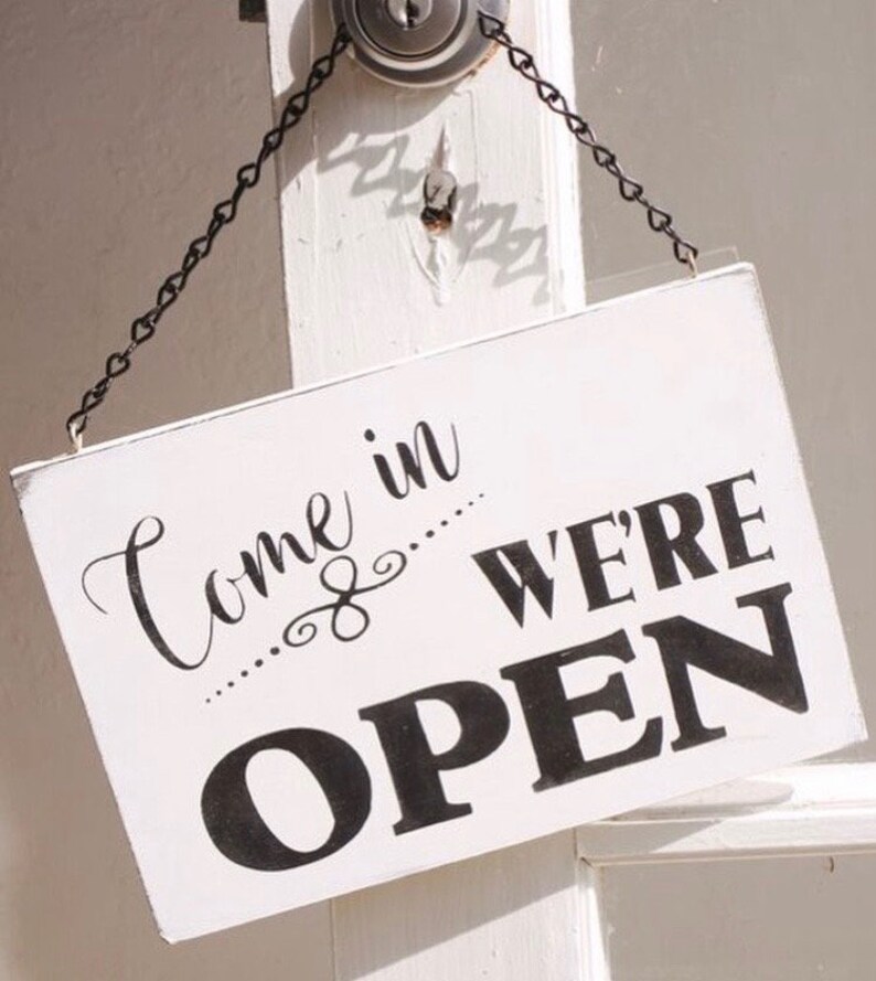 Open Business Sign Open Closed Sign Office Sign Business | Etsy