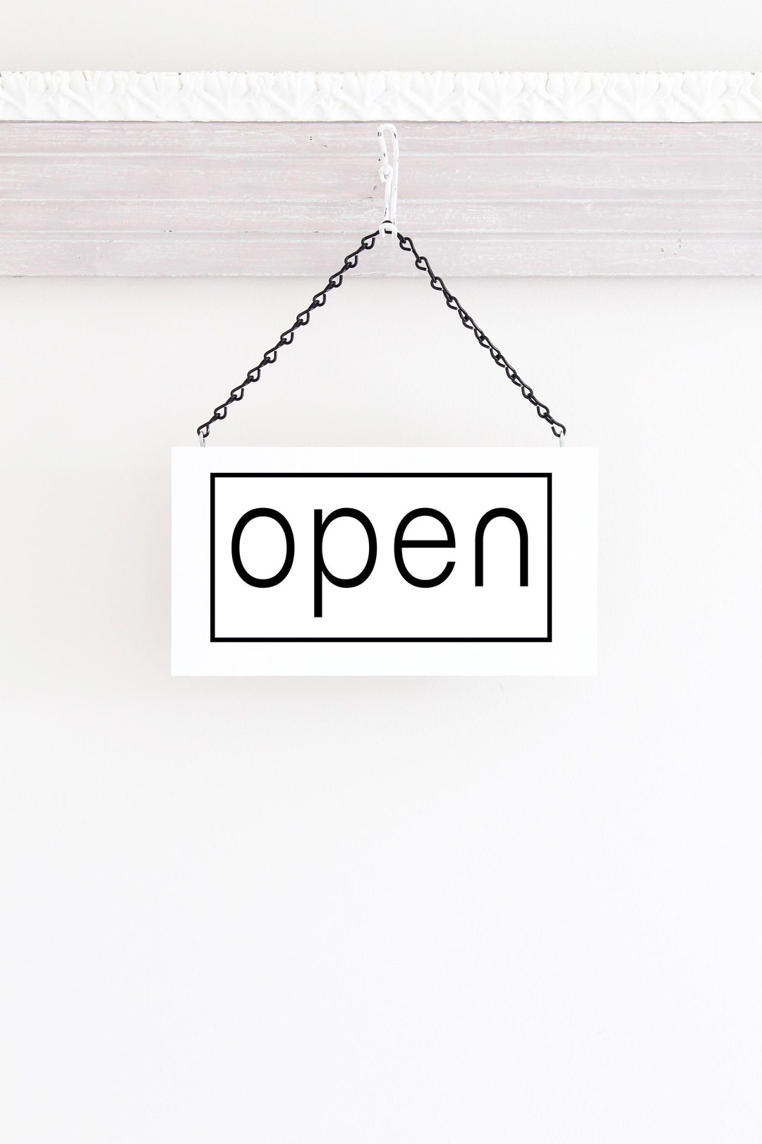 Modern Open Business Sign, Open Sign, Closed Sign, Custom Sign, Wood ...