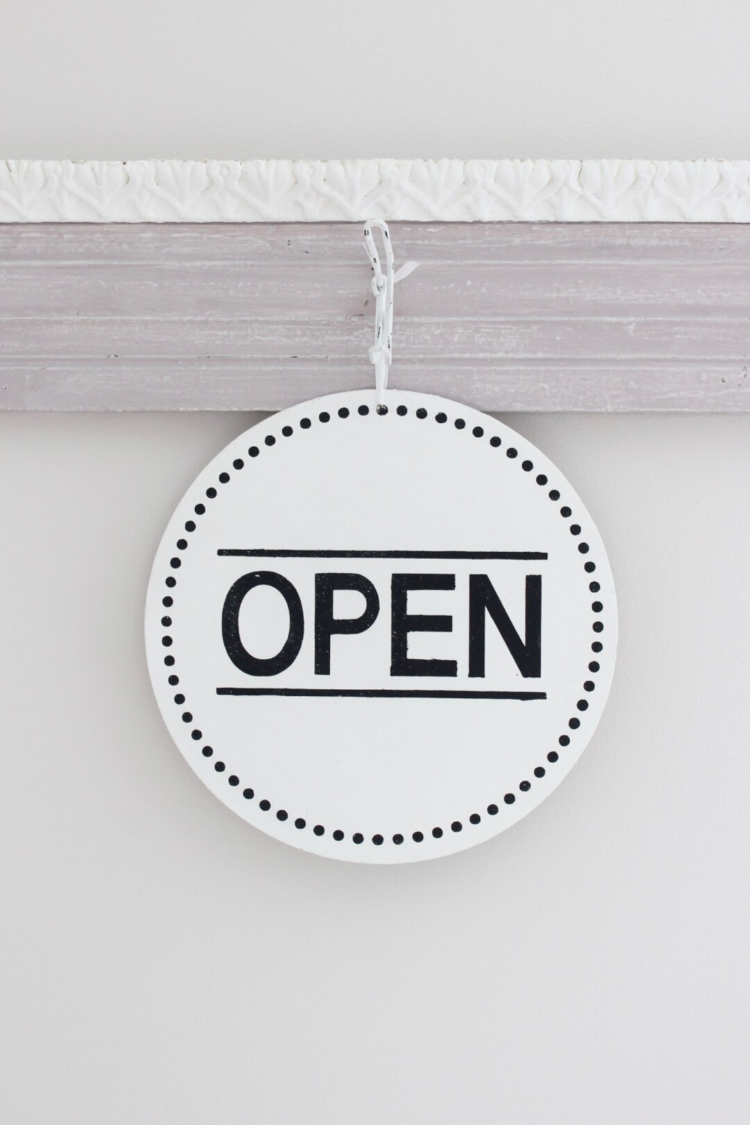Round Modern Business Sign Open Sign Closed Sign Custom - Etsy Canada
