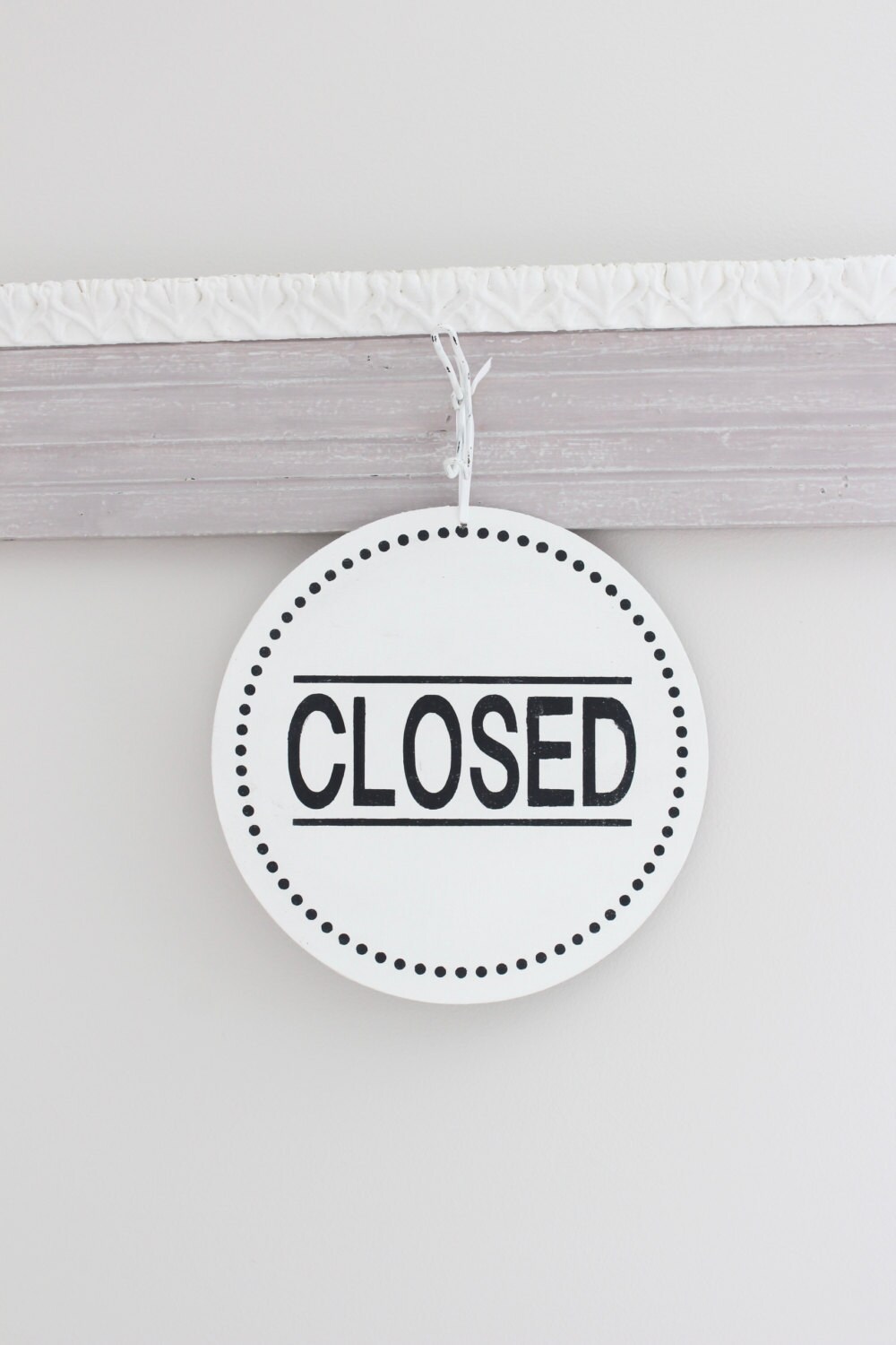 Round Modern Business Sign Open Sign Closed Sign Custom - Etsy Canada