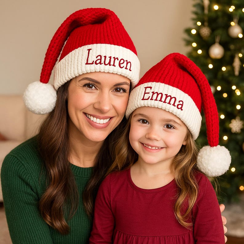 Crochet Santa Hat Pattern – Christmas Crochet PDF Tutorial, Easy DIY ...