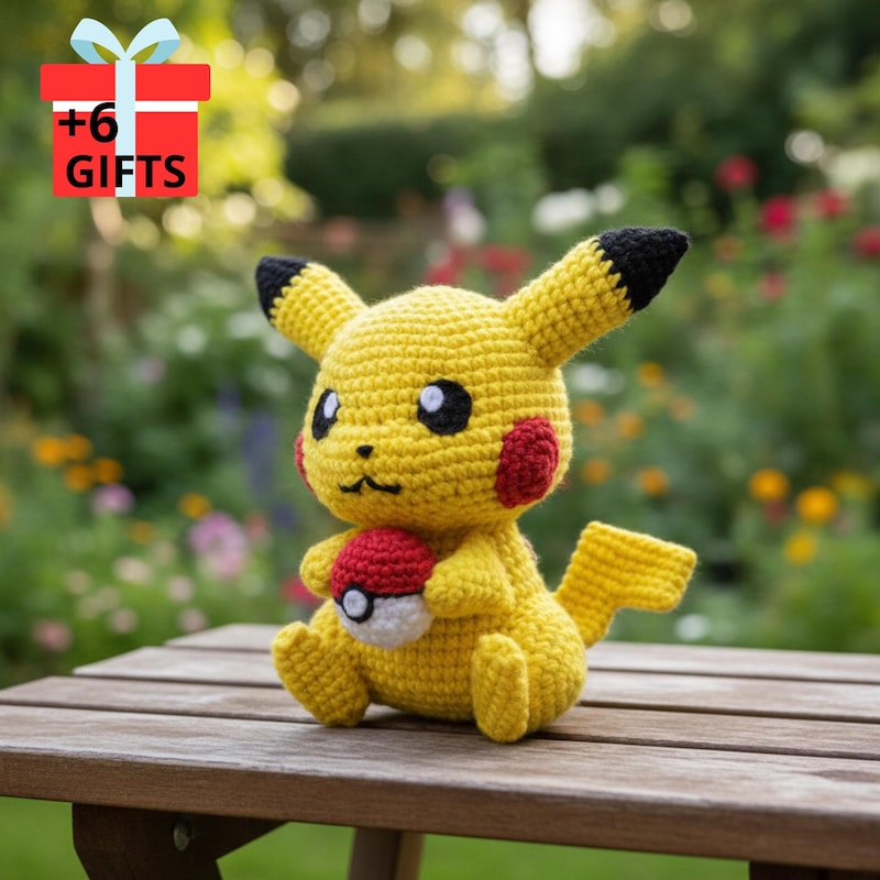 Pikachu Crochet Teddy - Etsy UK