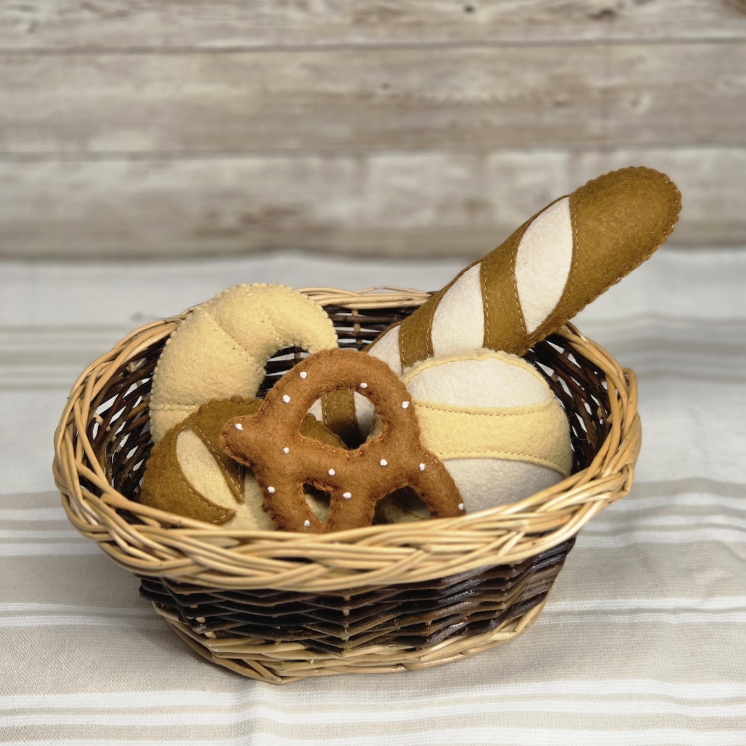 Felt Artisan Bread Set: Pretend Play Bread - Etsy