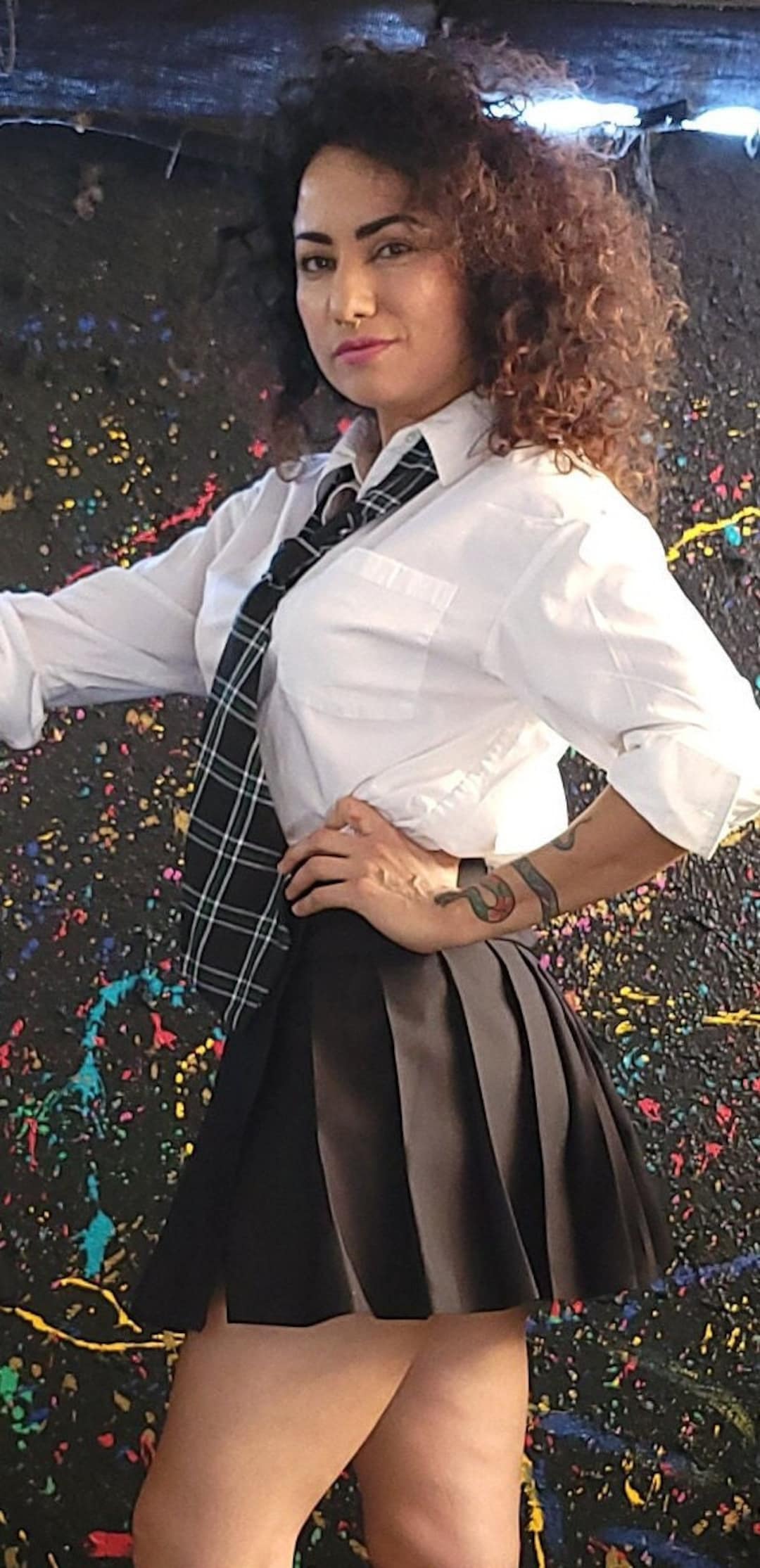 Adult High Quality MICRO MINI Skirt Plaid Pleated (solidblack) XS-6X - Etsy