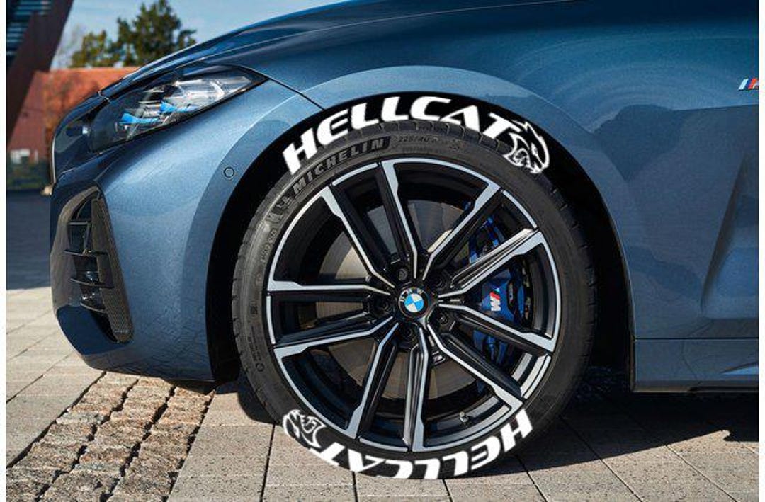 Hellcat Tire Stickers – Durable Tire Lettering Kit (8 Pcs) - Etsy