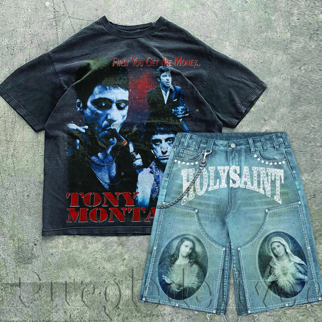 Tony Montana Shirt, 90s Mafia Tee, Distressed Gangster Graphic Tee , El ...