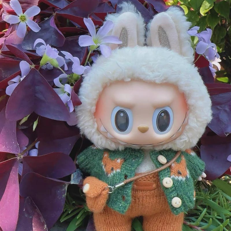 Green Labubu Doll - Etsy UK