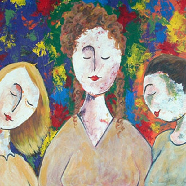 Three Muses Painting - Etsy