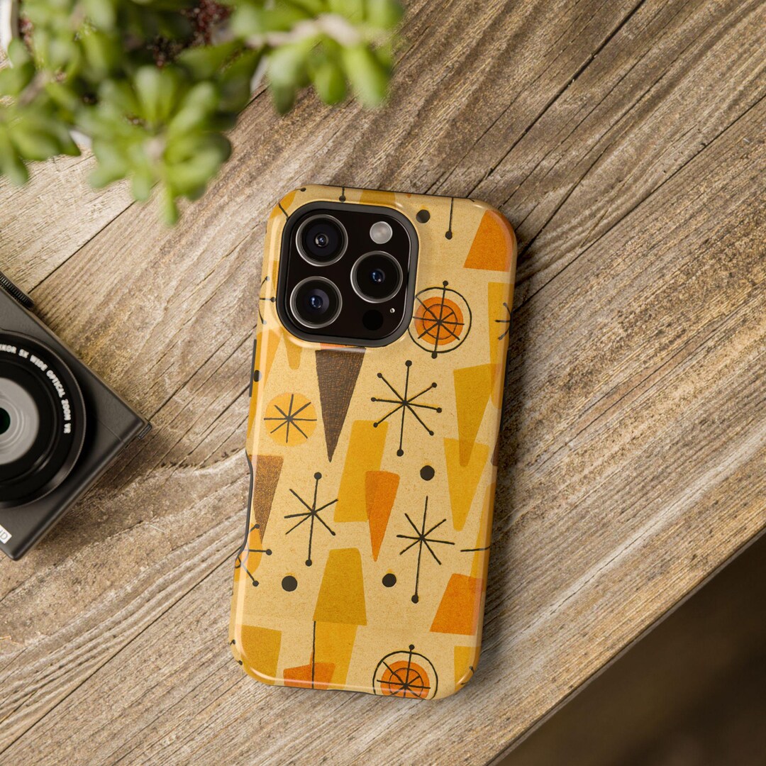 Mid-century Modern iPhone Case: Atomic Starburst Design - Magsafe ...