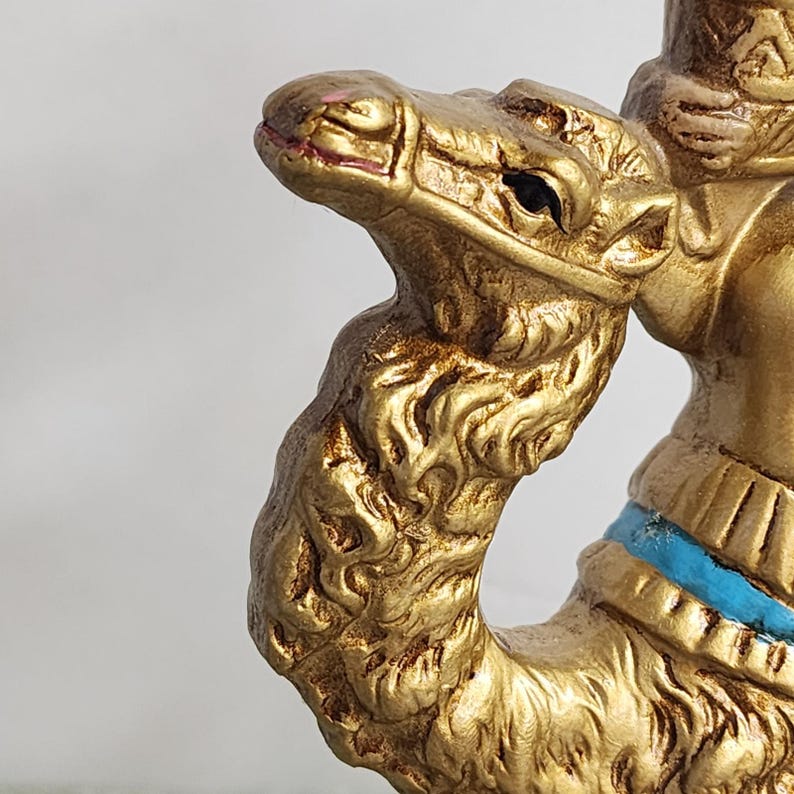 VTG Star Japan Magi on Camel Hand Painted Nativity Wise Man 8" Gold ...
