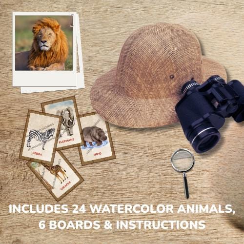 Zoo Animal Bingo Game – Printable Kids Activity | Preschool Educational ...