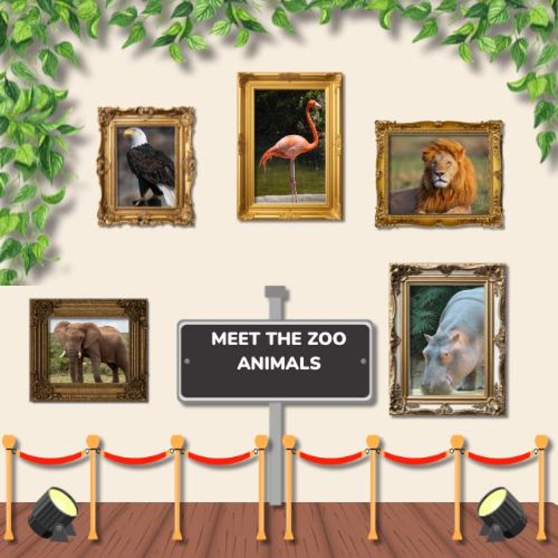 Zoo Animal Bingo Game – Printable Kids Activity | Preschool Educational ...