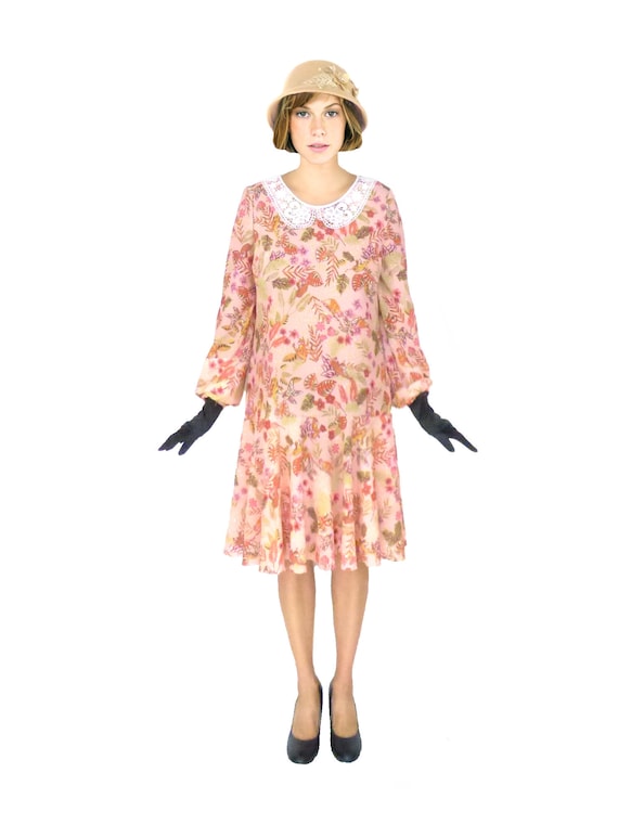 1920s Day Dresses, Tea Dresses, Mature Dresses with Sleeves