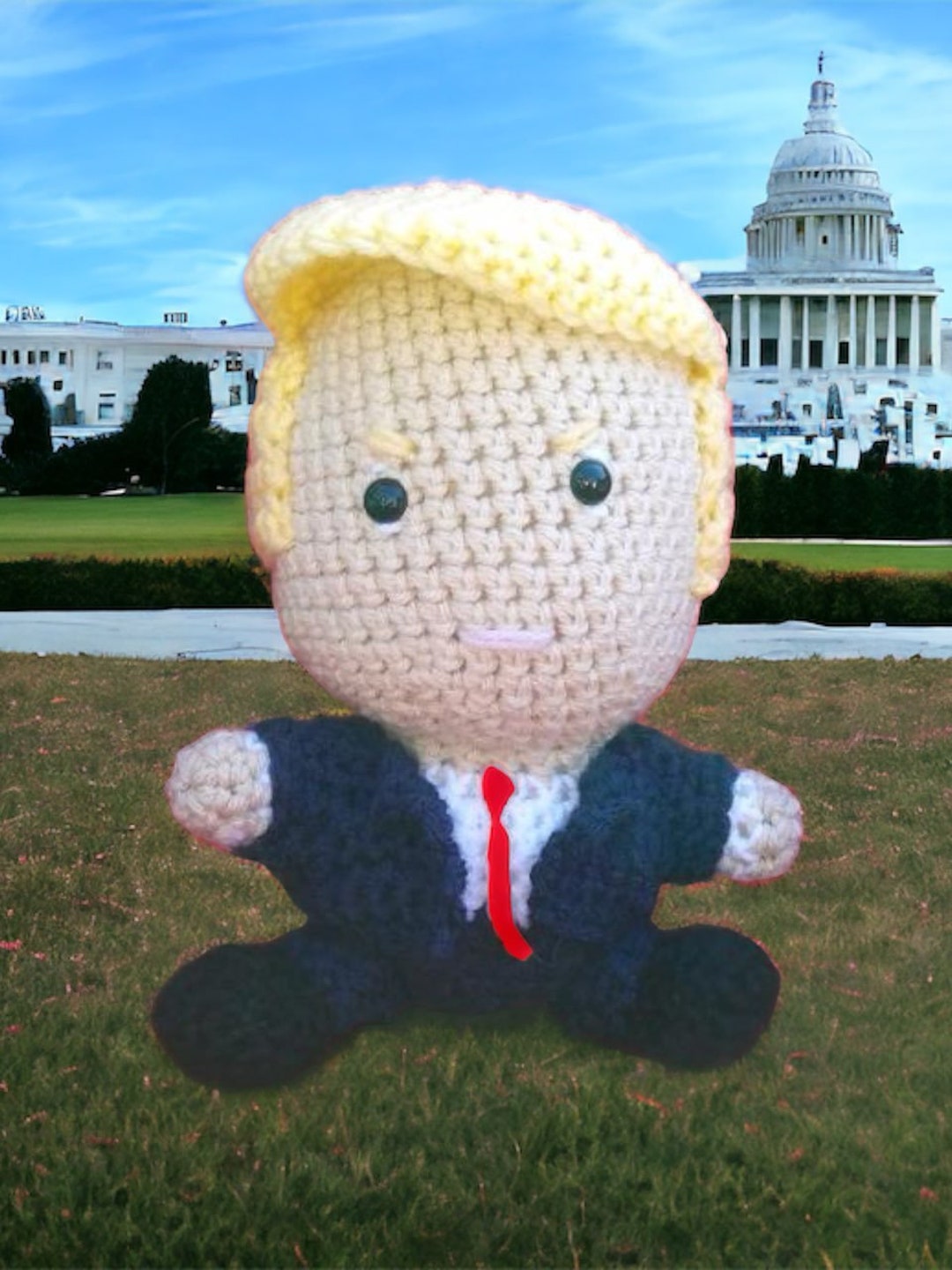 President Trump Inspired Amigurumi Plush - Etsy